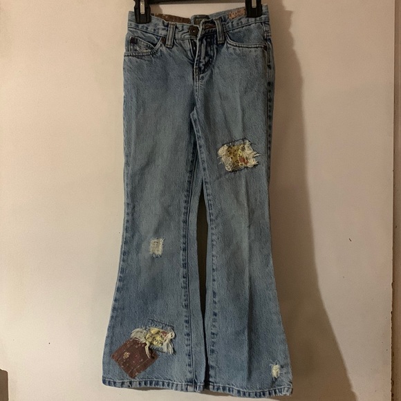 Limited Too | Bottoms | Limited Too My Scene Patchwork Distressed Jeans ...